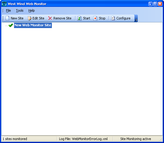 Getting started with Web Monitor - West Wind Web Monitor
